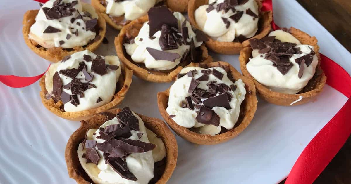 Cheats Mini Banoffee Tarts Recipe - VJ cooks + Video