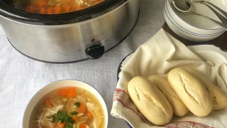 Whole roasted pumpkin soup - VJ Cooks