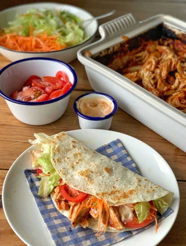 Honey BBQ Pulled Chicken - VJ Cooks