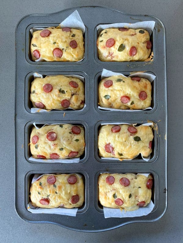 Mini Pizza Loaves - VJ Cooks
