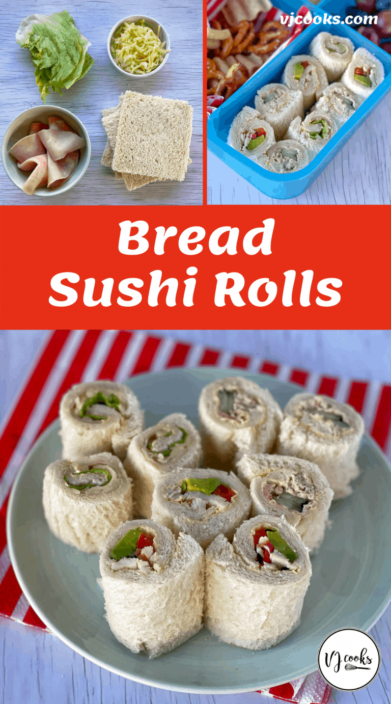 Sandwich Sushi Rolls - VJ Cooks