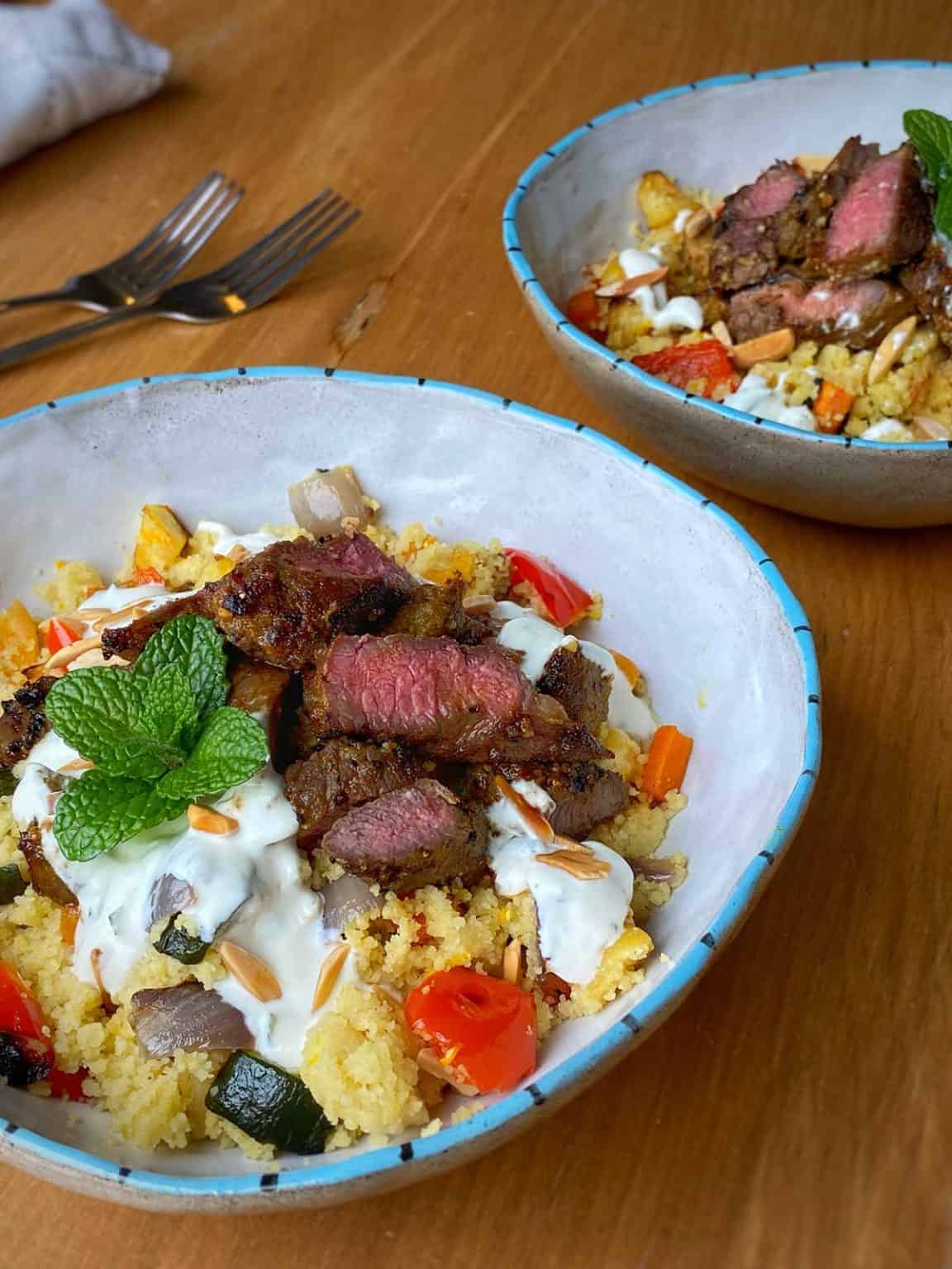 Moroccan Lamb and Couscous - VJ Cooks
