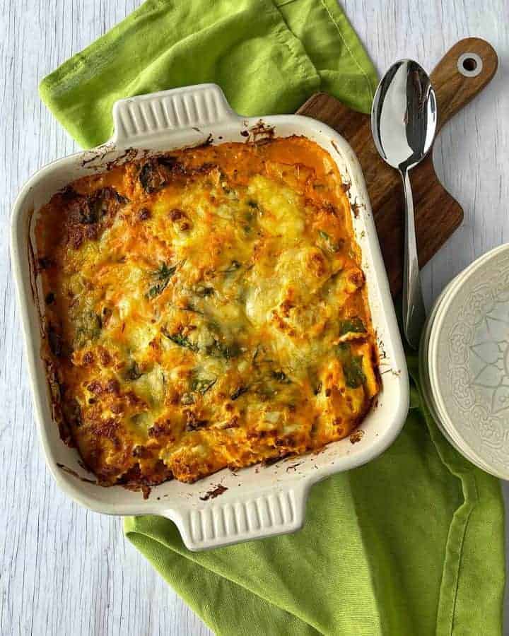 Ravioli Pasta Bake - VJ Cooks