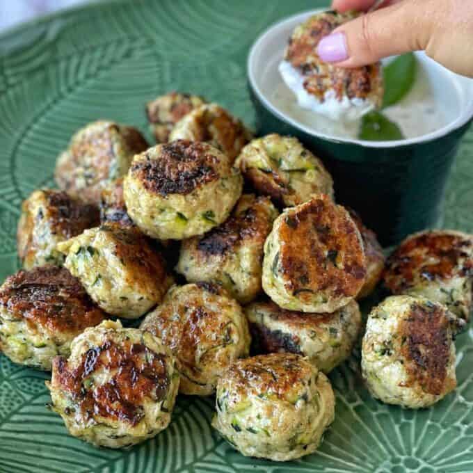 Chicken and Courgette Dippers - VJ Cooks