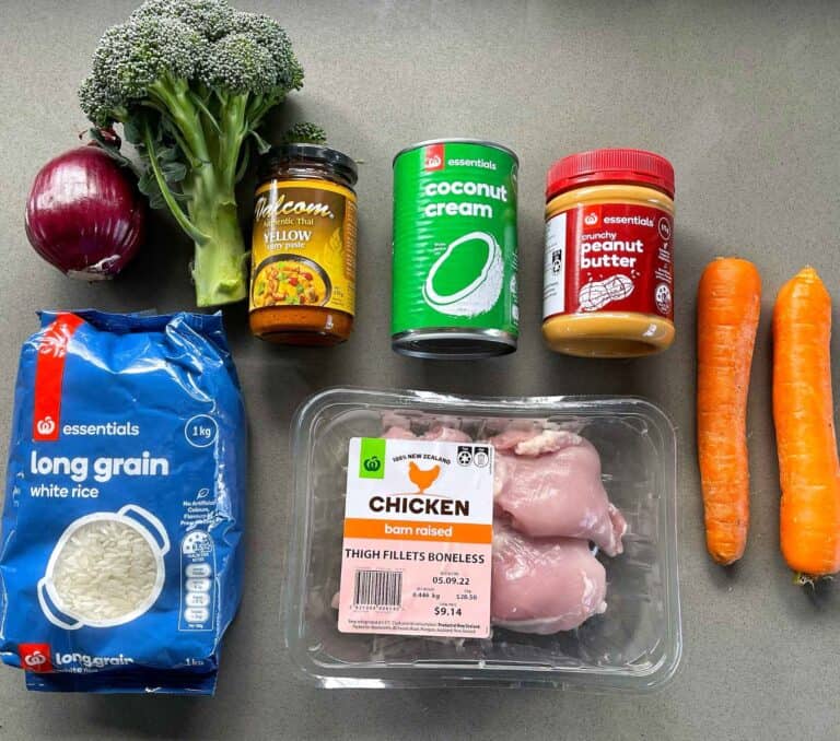 Chicken Satay Yellow Curry - VJ Cooks