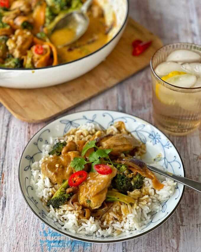 Chicken Satay Yellow Curry - VJ Cooks