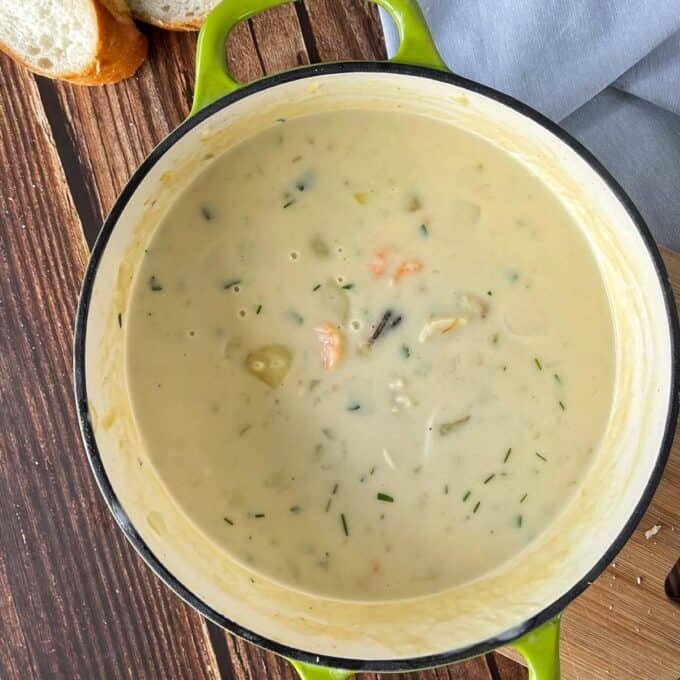 Seafood Chowder - VJ Cooks