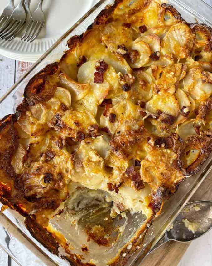 XL Potato and Bacon Bake - VJ Cooks