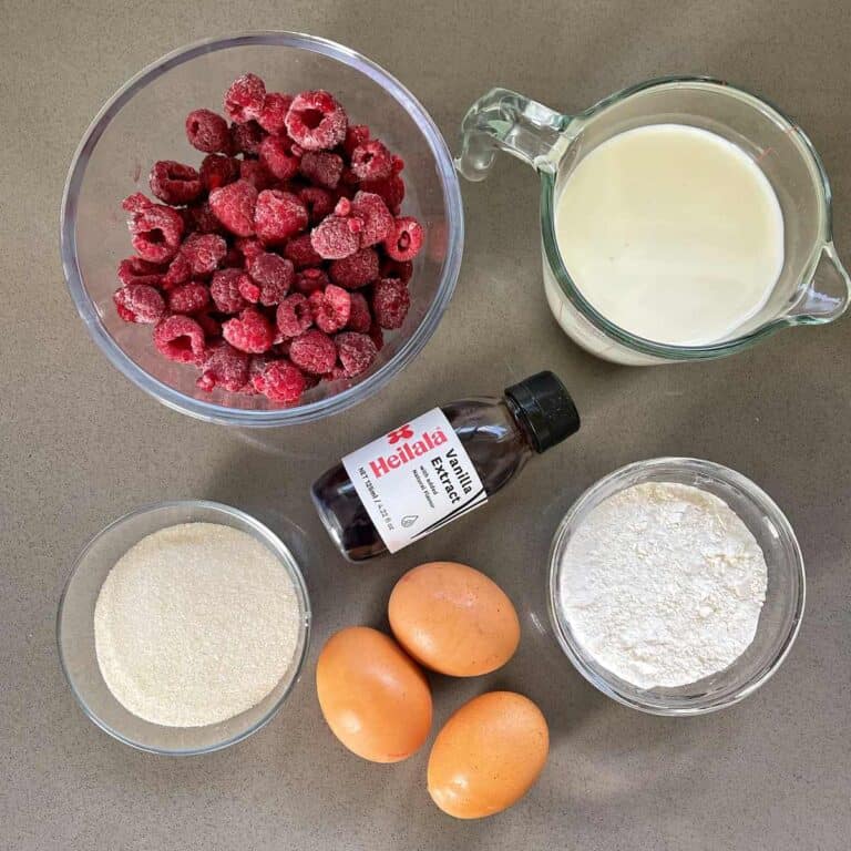 Raspberry Clafoutis - VJ Cooks