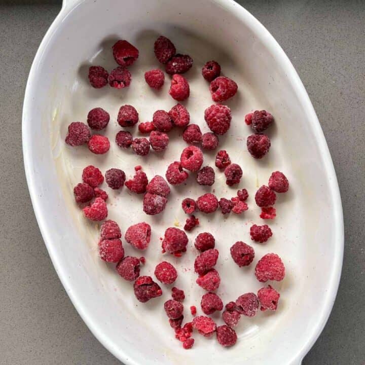 Raspberry Clafoutis - VJ Cooks