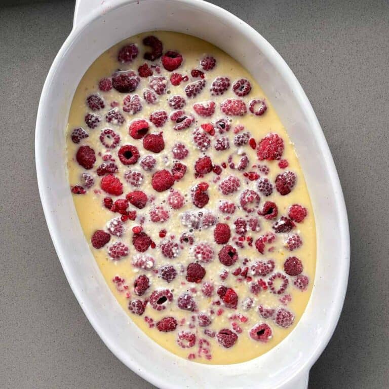 Raspberry Clafoutis - VJ Cooks