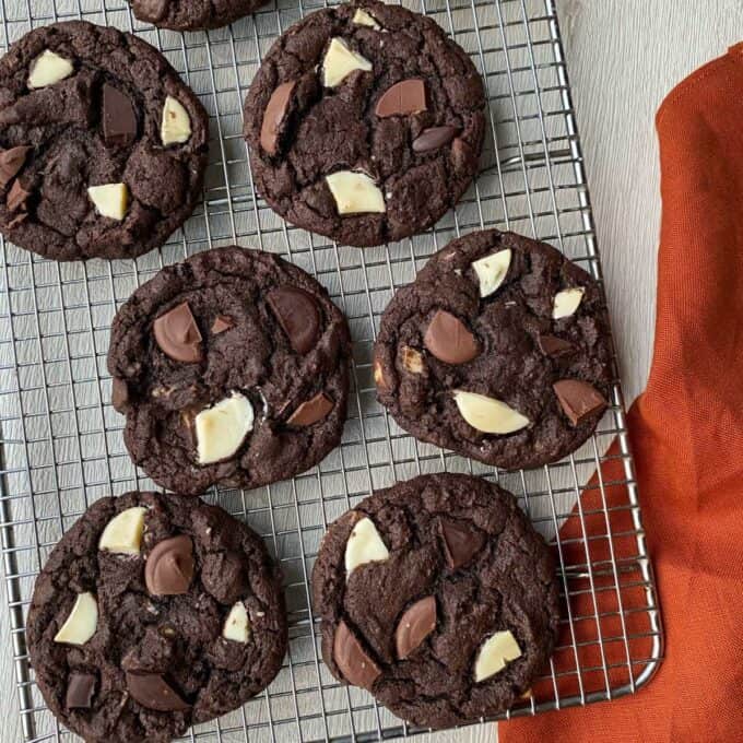 Triple Chocolate Cookies - VJ Cooks