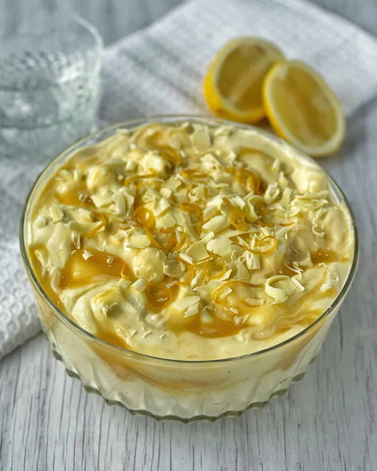 Lemon Curd Ambrosia - VJ Cooks