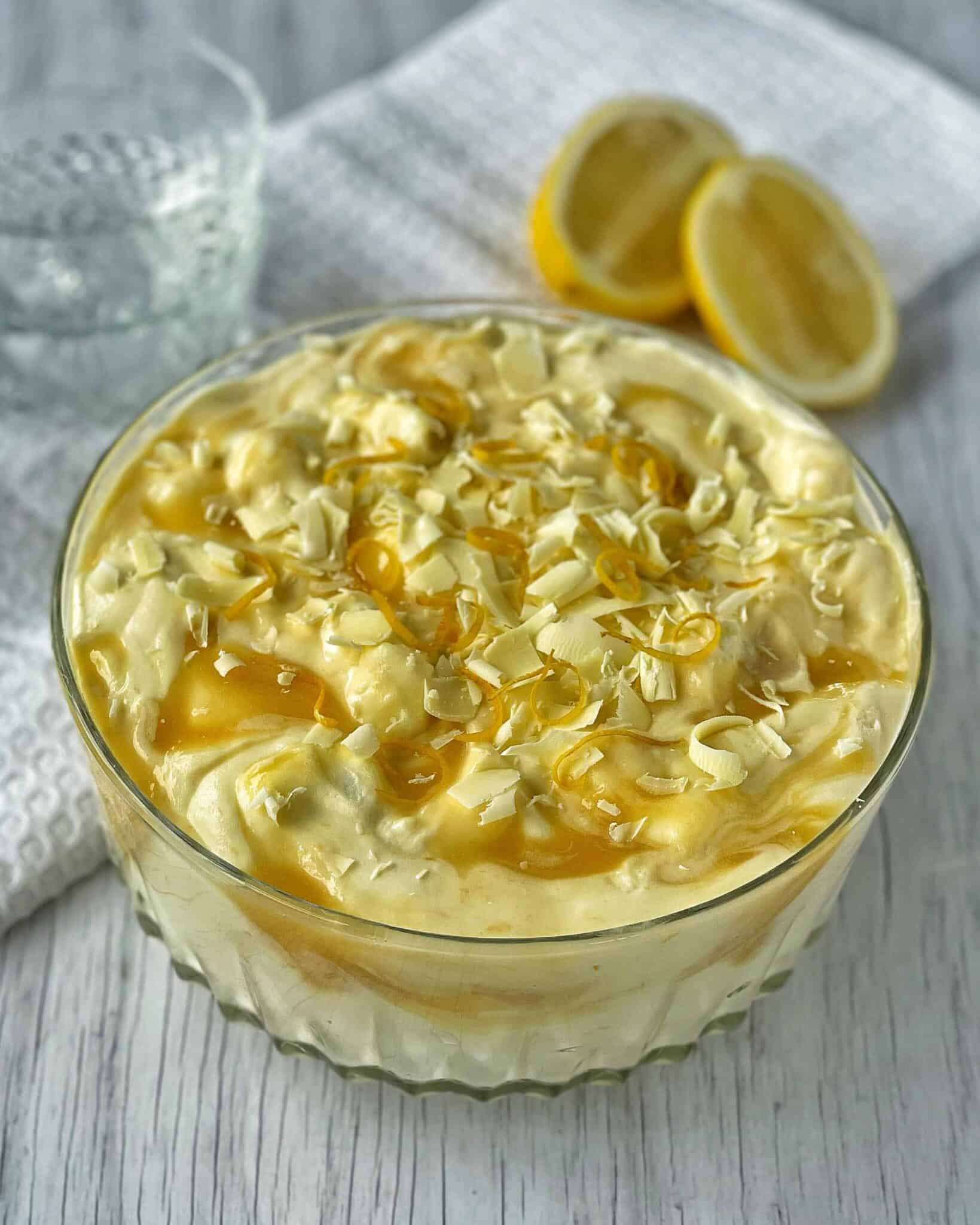 Lemon Curd Ambrosia - VJ Cooks