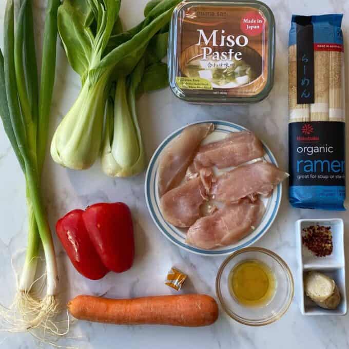 Chicken Miso Ramen - VJ Cooks