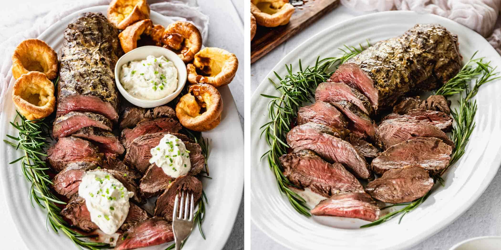 Beef Fillet with Horseradish Cream - VJ Cooks