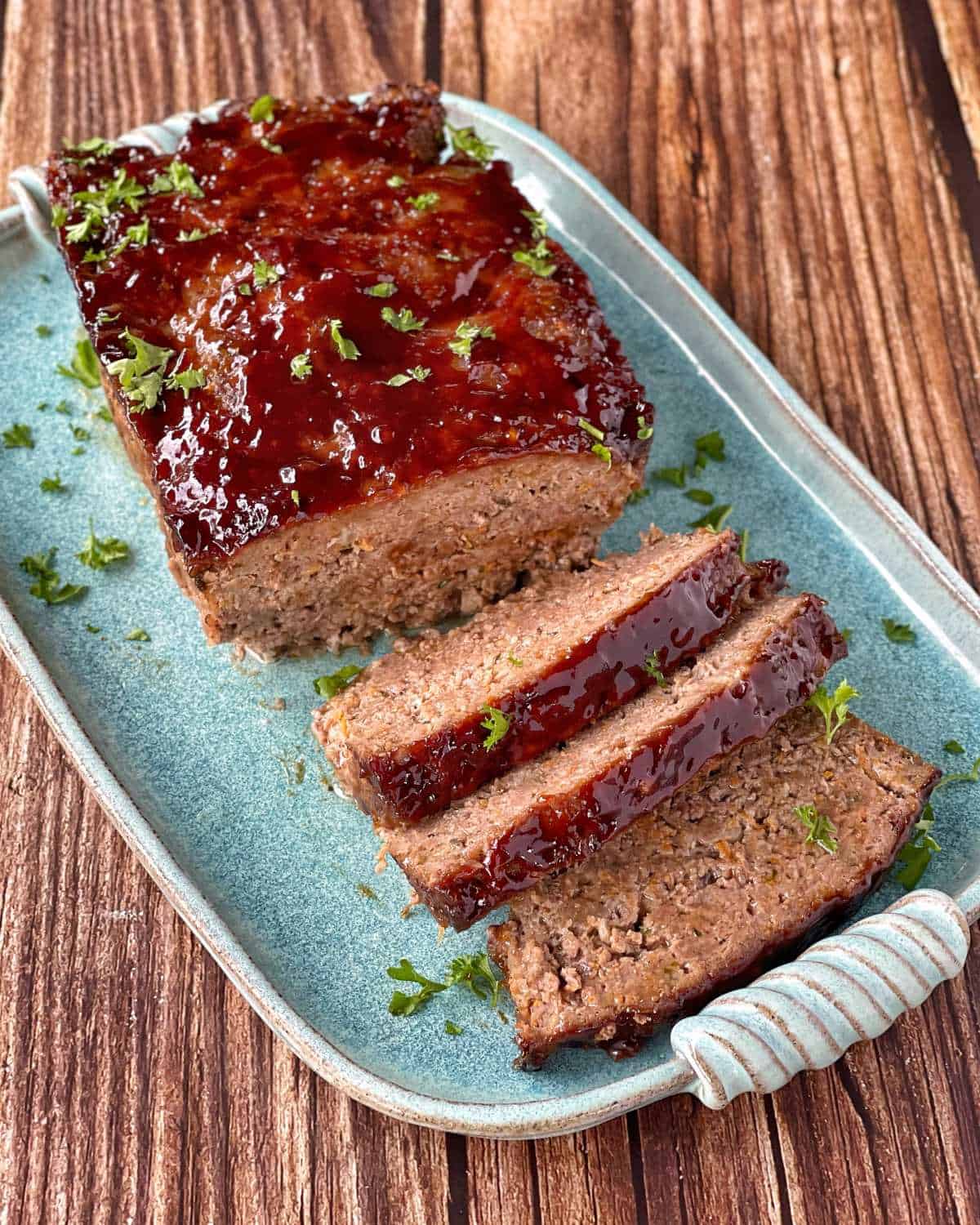 Classic Meatloaf with Barbecue Glaze - VJ Cooks