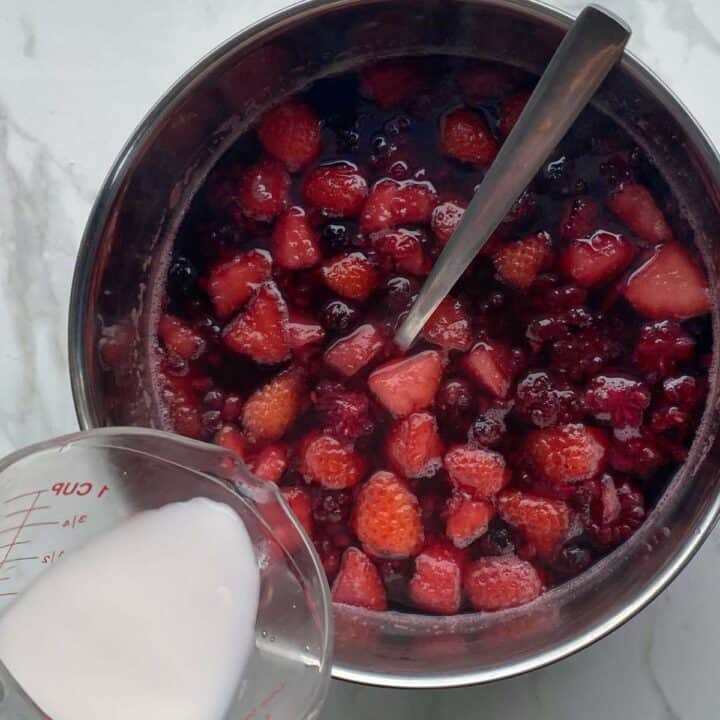 Berry Self-Saucing Pudding - VJ Cooks