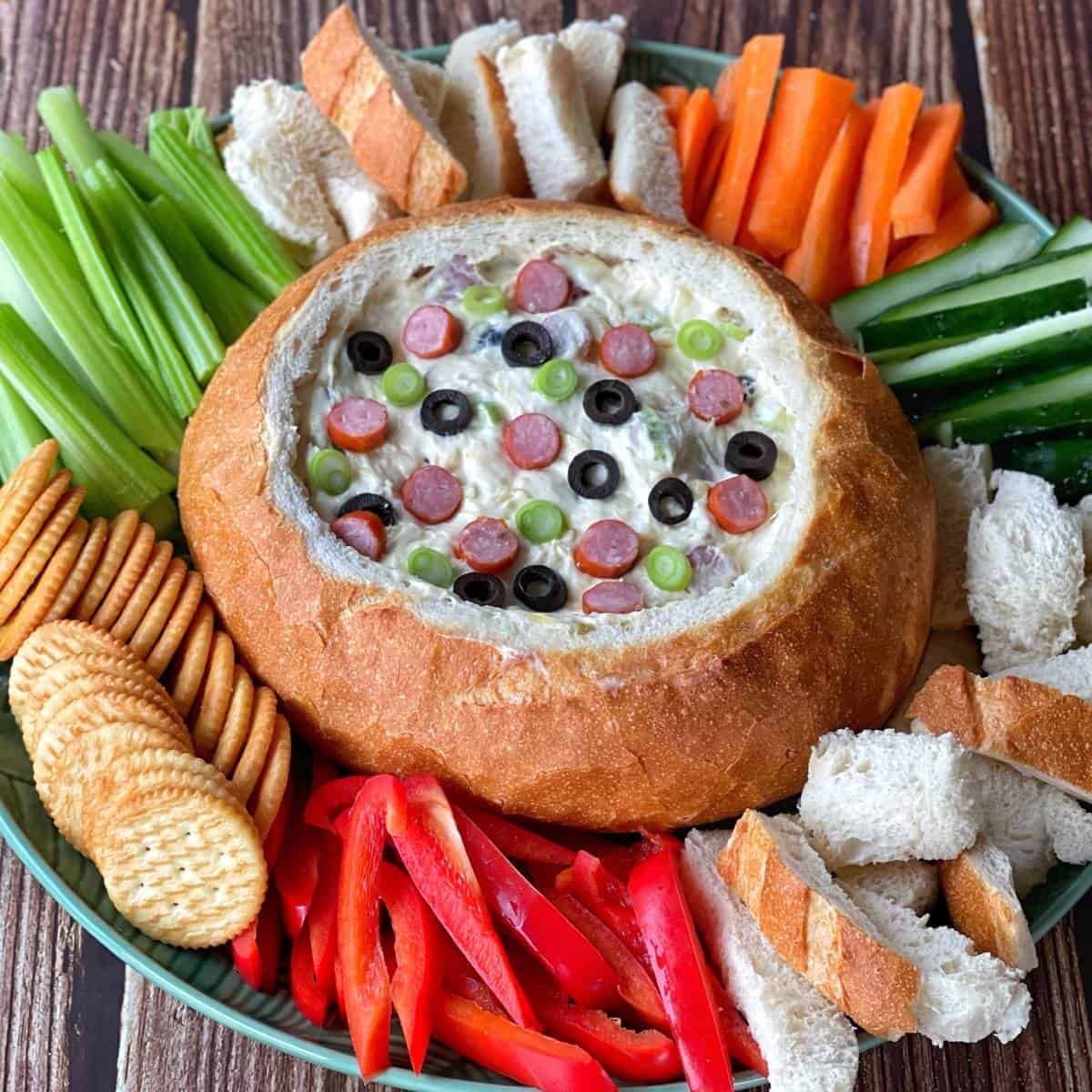 Pizza Cob Loaf - VJ Cooks