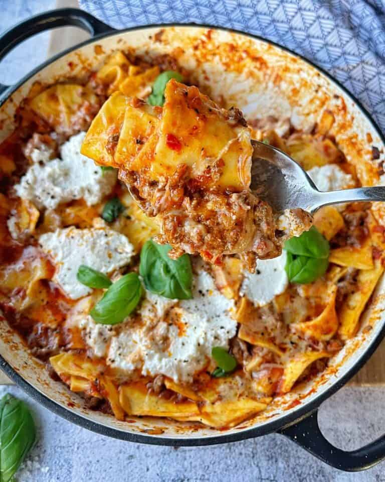 One Pot Lasagne - VJ Cooks