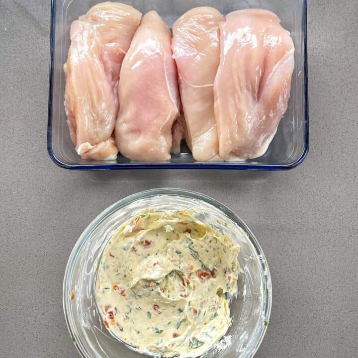 Crumbed and Filled Chicken Breast - VJ Cooks