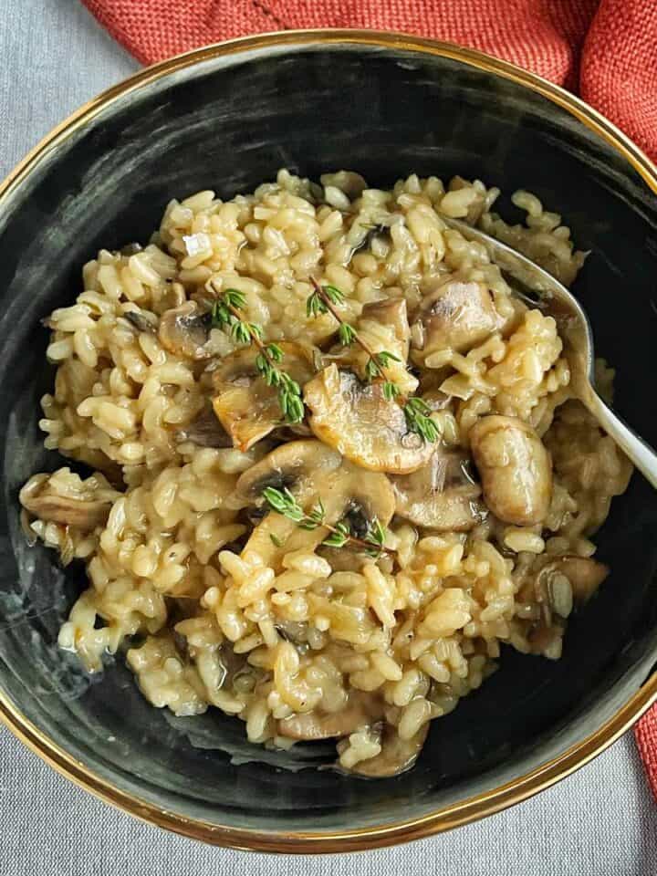 Fried Ham and Parmesan Risotto - VJ Cooks