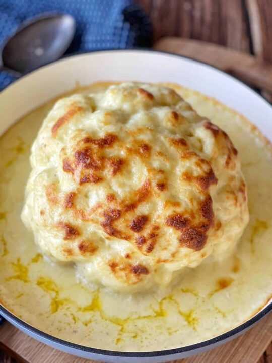 Baked cauliflower with cheese store