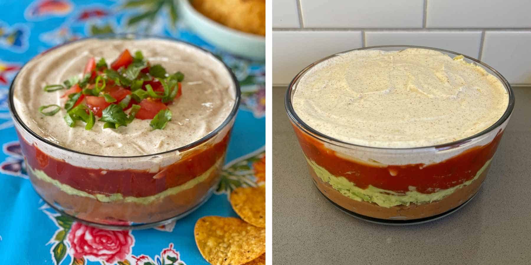 Layered Mexican Dip - VJ Cooks