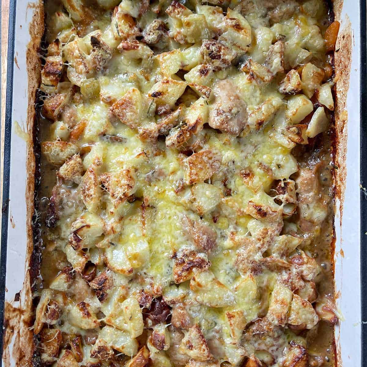 Country Chicken and Roasted Potato Bake - VJ Cooks
