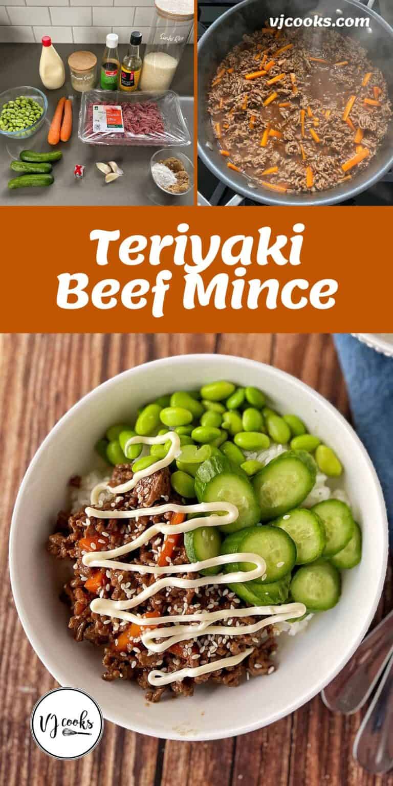 Teriyaki Beef Mince - VJ Cooks