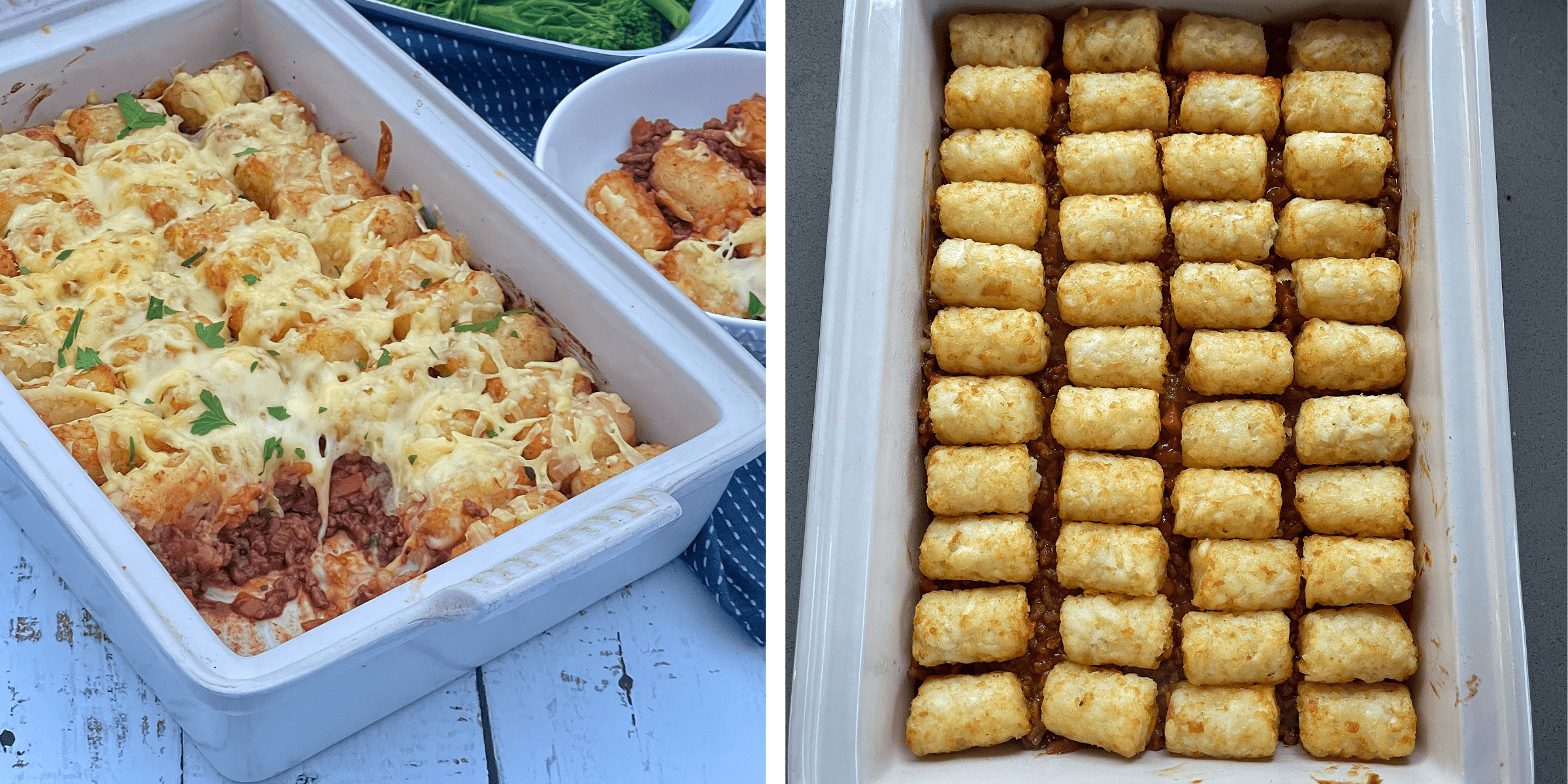 Hash Brown Bolognese Bake - VJ Cooks