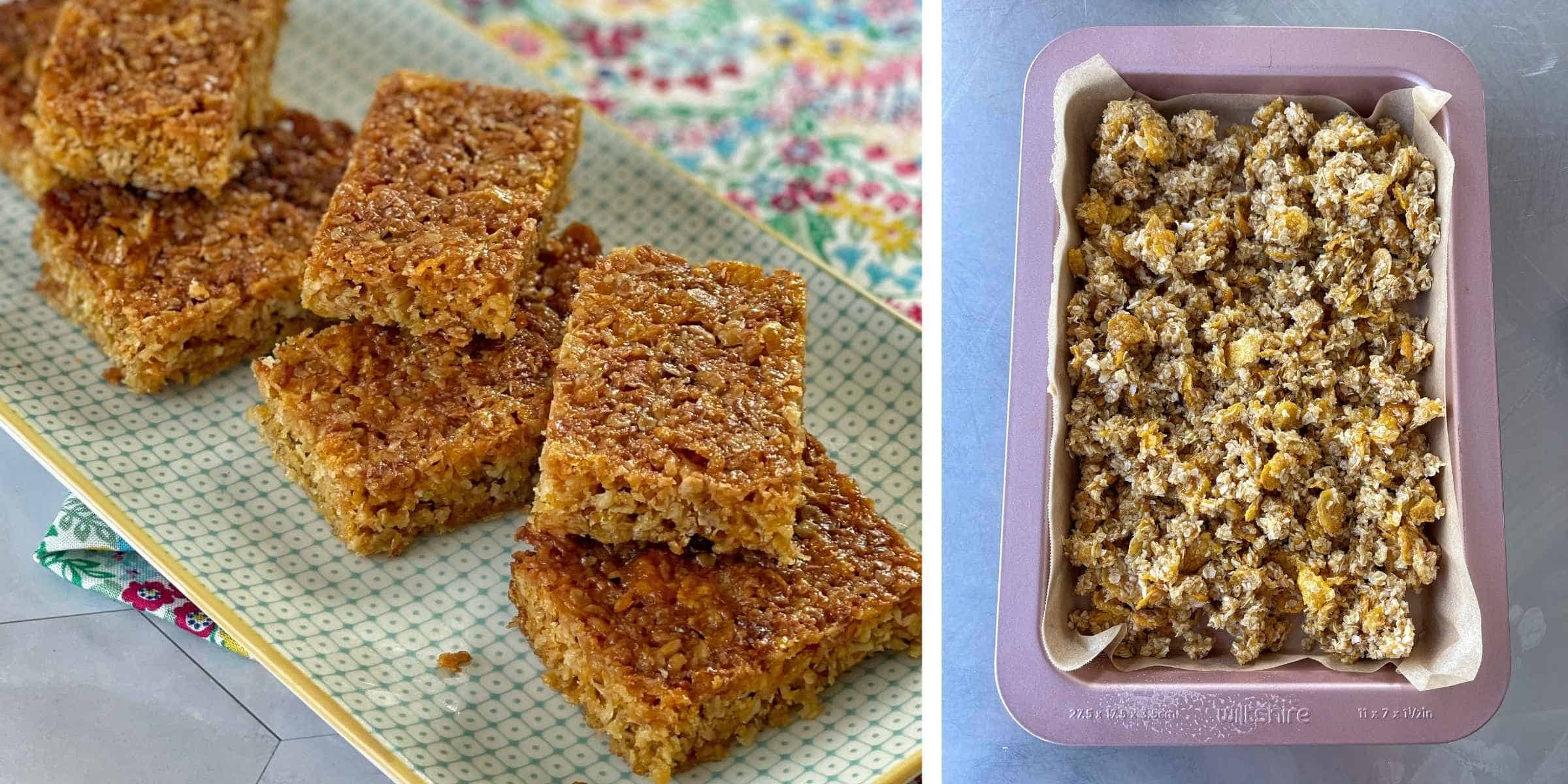 Crispy Cornflake Slice - VJ Cooks