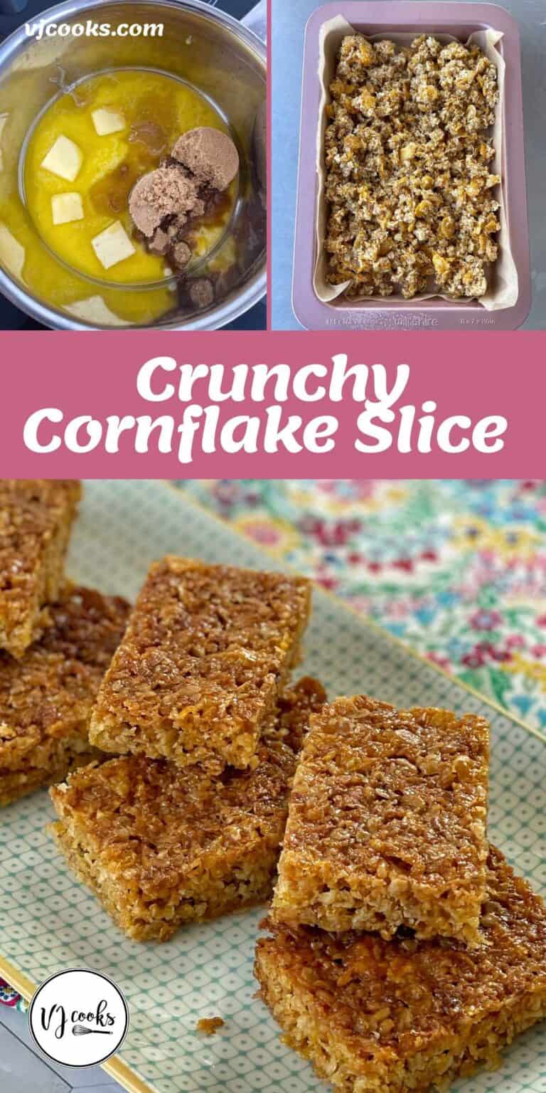 Crispy Cornflake Slice - VJ Cooks