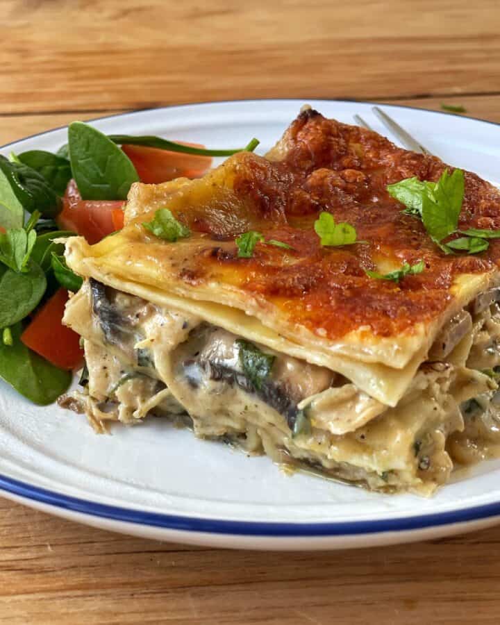 Chicken and Mushroom Lasagne - VJ Cooks
