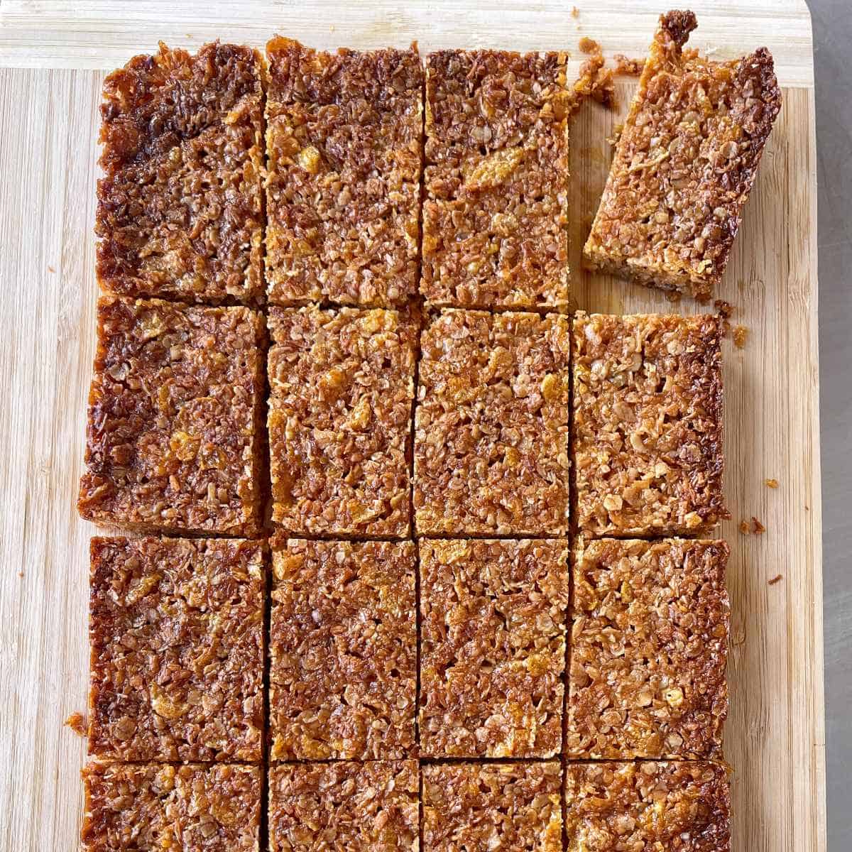 Crispy Cornflake Slice - VJ Cooks