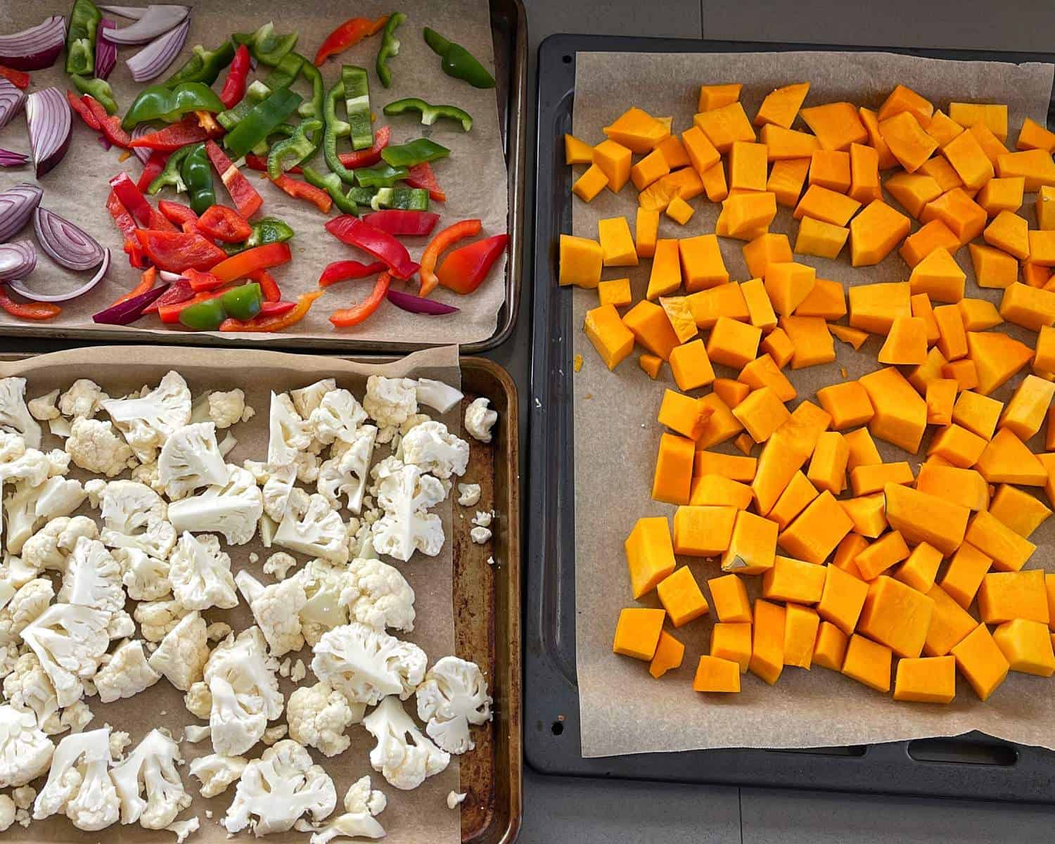 Pumpkin, Cauliflower and Rocket Salad - VJ Cooks