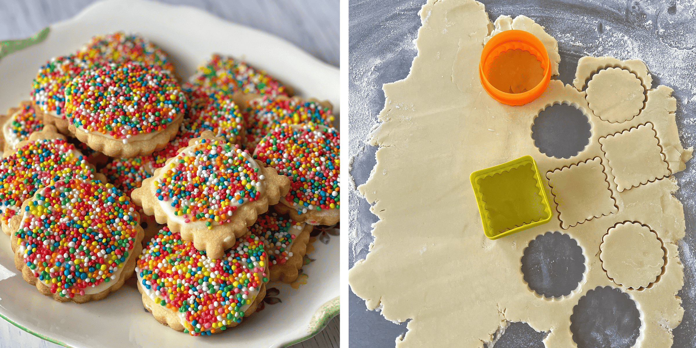 Fairy Bread Cookies - VJ Cooks