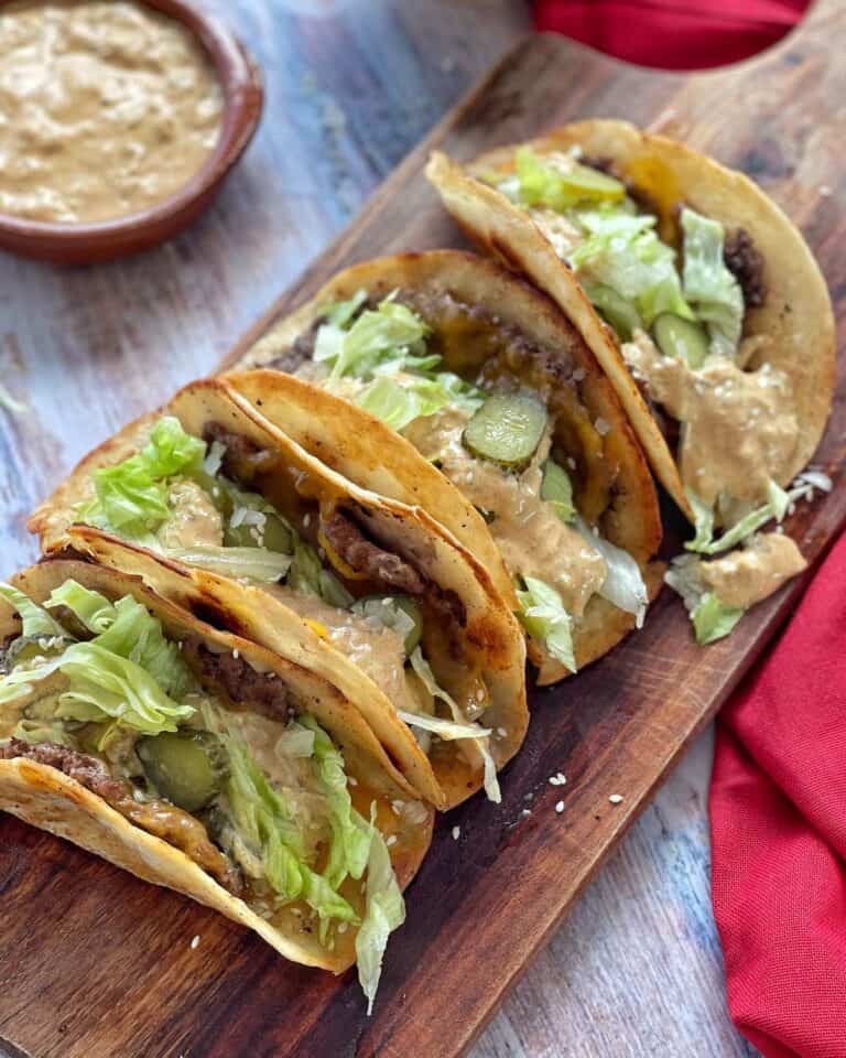 Big Mac Tacos - VJ Cooks