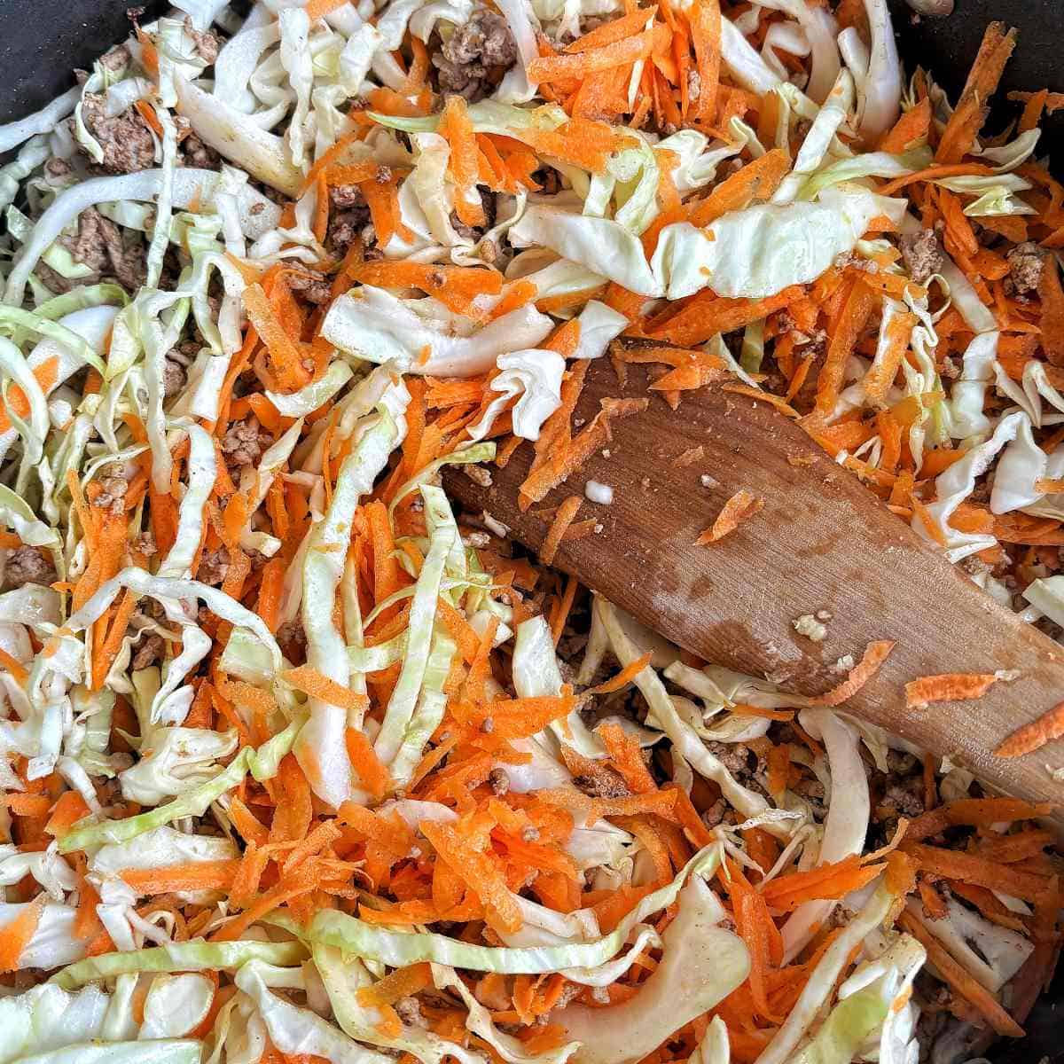 Pork Mince Spring Roll Bowls - VJ Cooks