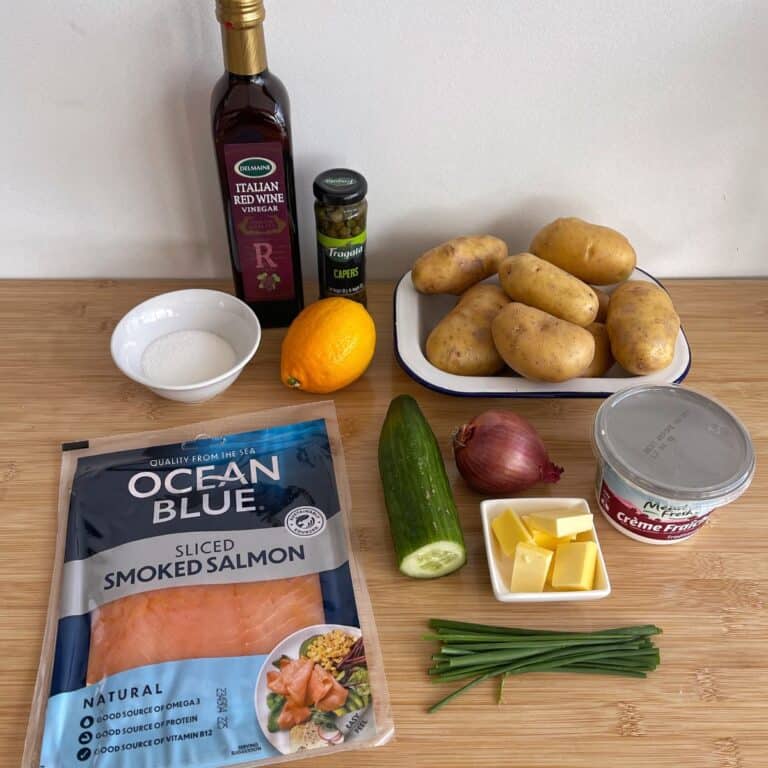 Smoked Salmon Potato Rosti - VJ Cooks