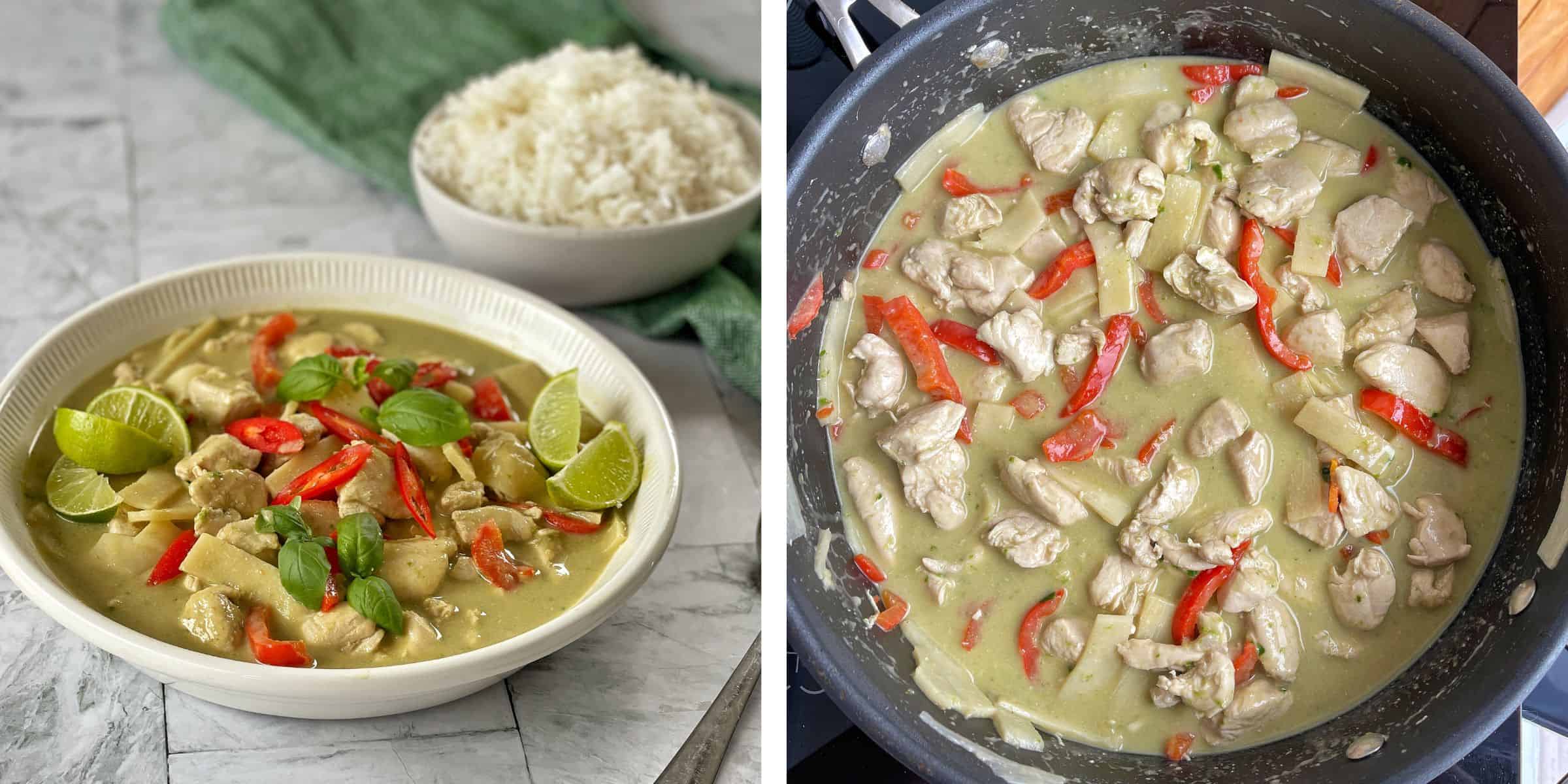 Chicken Thai Green Curry - VJ Cooks