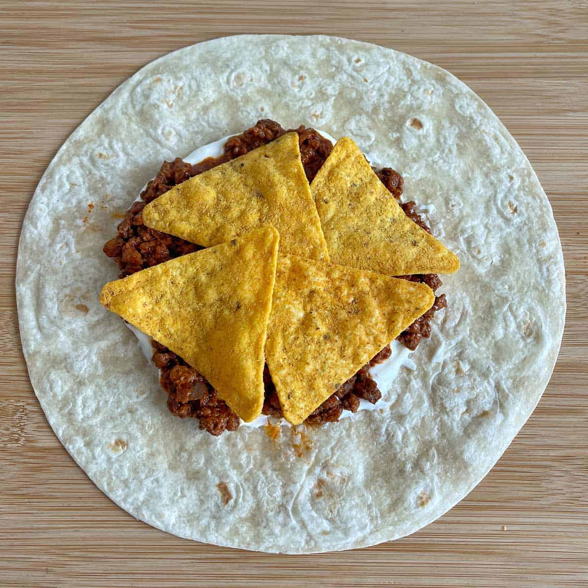 Beef Crunch Wraps - VJ Cooks