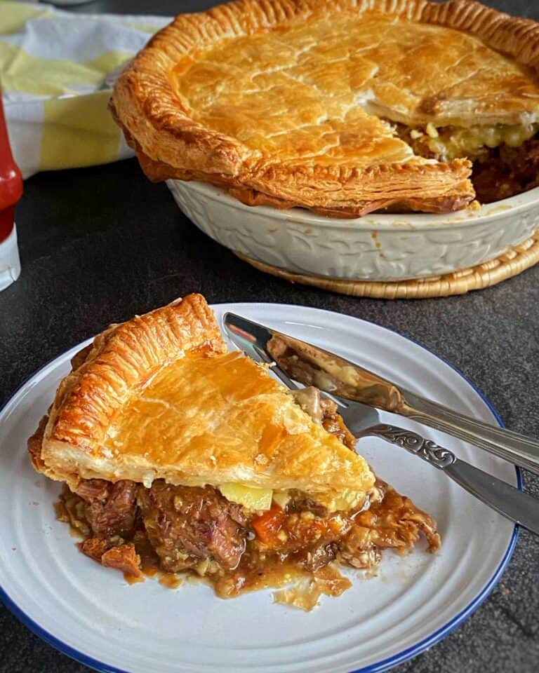 Steak and Cheese Pie - VJ Cooks