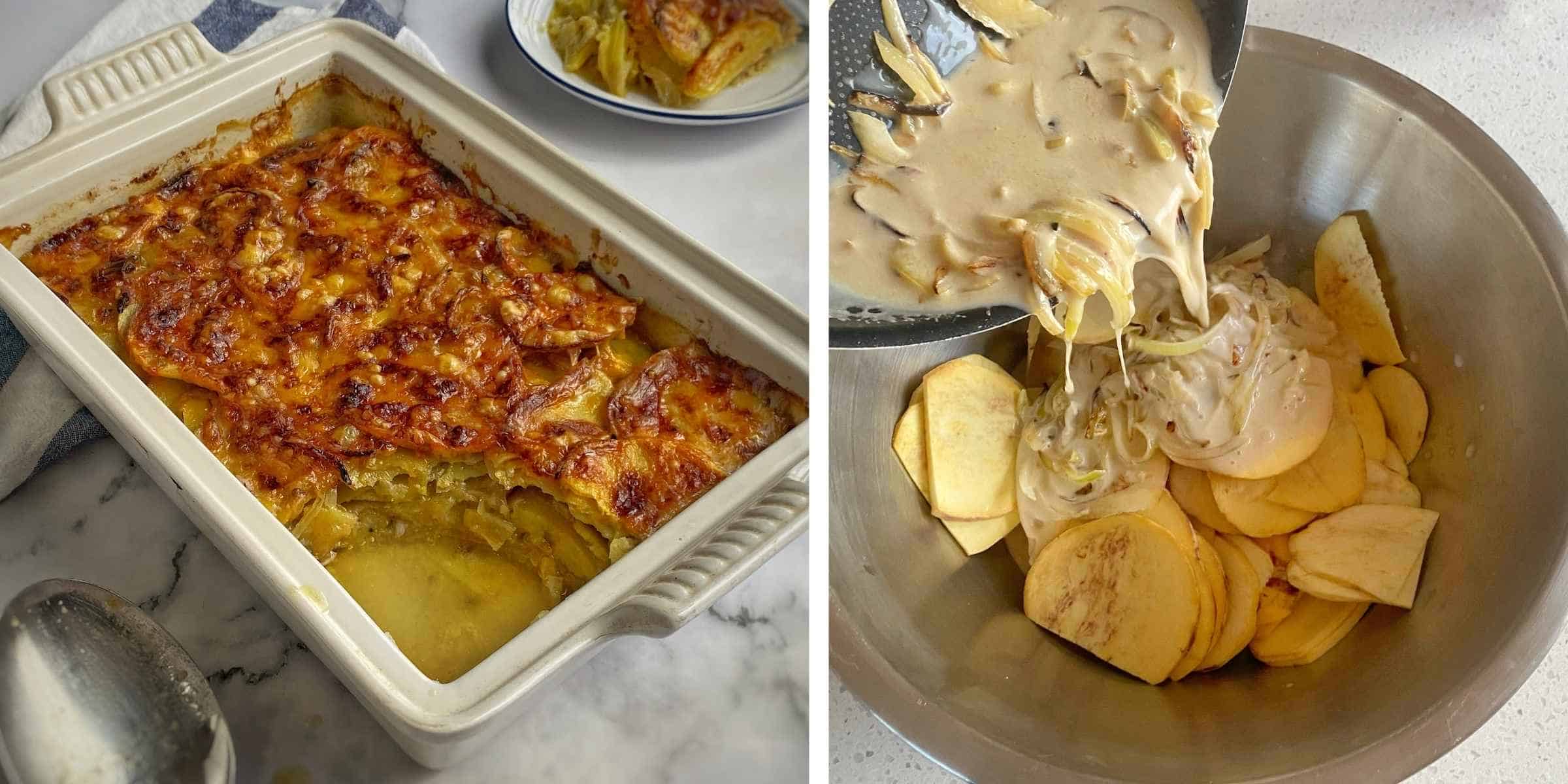 Thai Green Curry Kumara Gratin - VJ Cooks